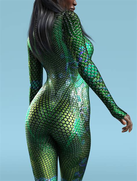 Mermaid Robot Costume Women Droid Bodysuit Rave Bodysuit Etsy