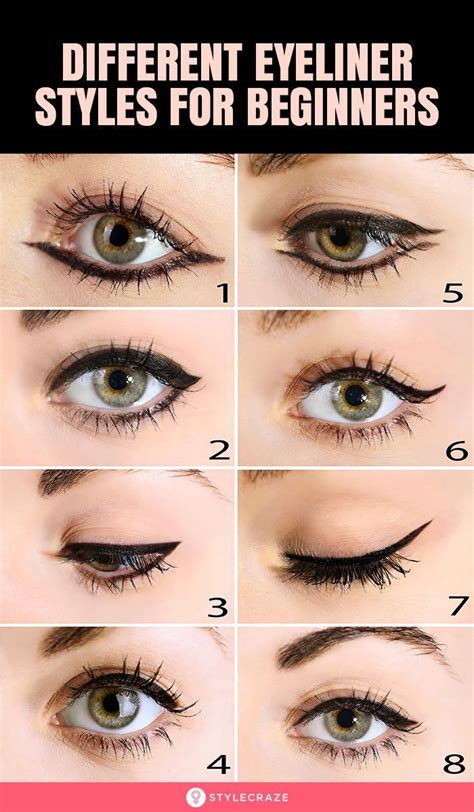 How To Apply Different Eyeliner Styles