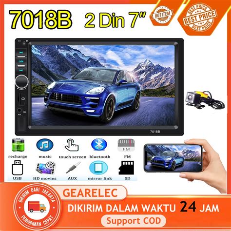 Jual Gearelec Universal Head Unit Double Din 7 Inch Bluetooth Audio Car