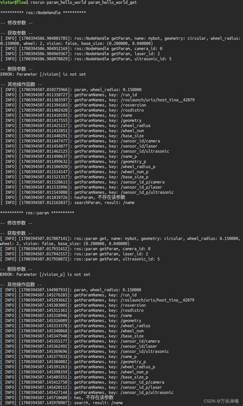 Ros 系列学习教程 Ros参数服务器param：通信模型、hello World与拓展rosparam Csdn博客