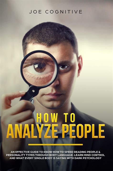 Buy How To Analyze People An Effective Guide To Know How To Speed