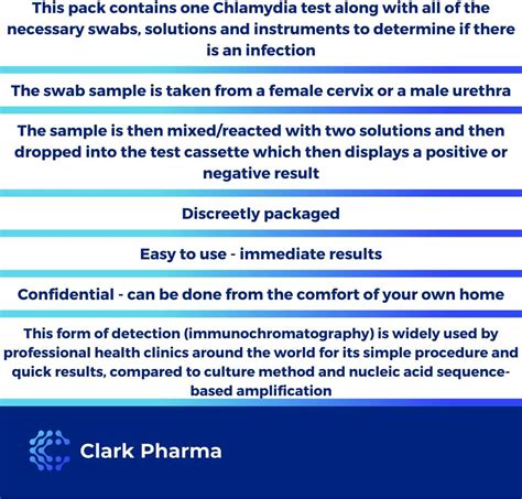 Chlamydia Home Test Kit Rapid Std Sti Self Testing For Men And Women