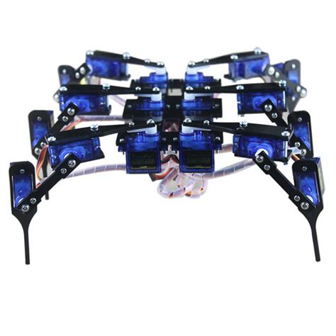 Six Feet Robot 6 Legged 18dof Hexapod4 Rc Mini Spider Robot Frame With