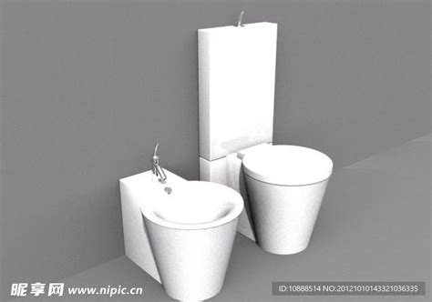 坐便器设计图 室内模型 3d设计 设计图库 昵图网