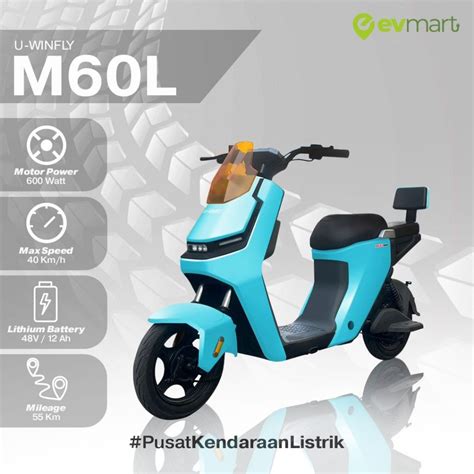 Jual Sepeda Listrik U Winfly M60 Lithium Shopee Indonesia