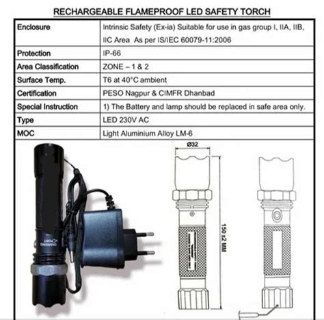 Abs 075w Flameproof Torch Rechargeable Cool White At ₹ 1950piece In