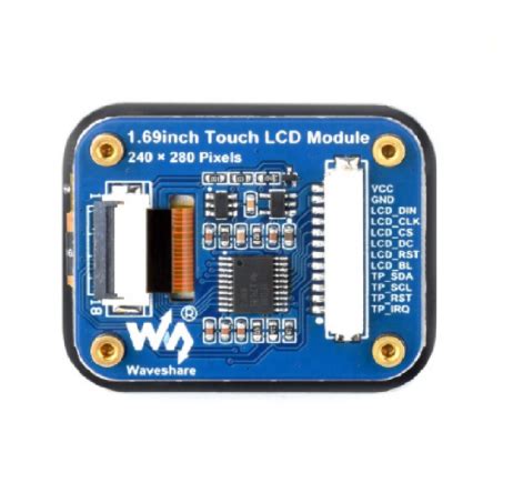 Waveshare Inch Round LCD Display Module With Touch Panel Micro LCD Display