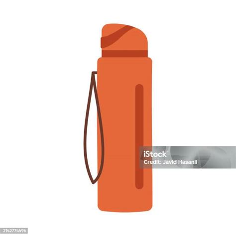 써모 머그잔 흰색 배경에 고립된 평면 스타일의 보온병 아이콘입니다 벡터 일러스트 레이 션 강철에 대한 스톡 벡터 아트 및 기타 이미지 Istock