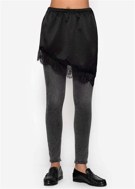 Sassyclassy Unterrock Asymmetrischer Blusenrock Für Damen Eleganter