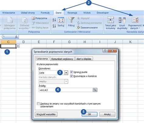 Tworzenie List Rozwijanych Excel W Biznesiepl