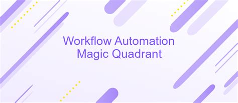 Workflow Automation Magic Quadrant Apix Drive