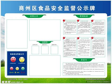 食品安全监督公示牌设计图展板模板广告设计设计图库昵图网