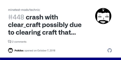 crash with clear craft possibly due to clearing craft that isn t present · issue 448 · minetest