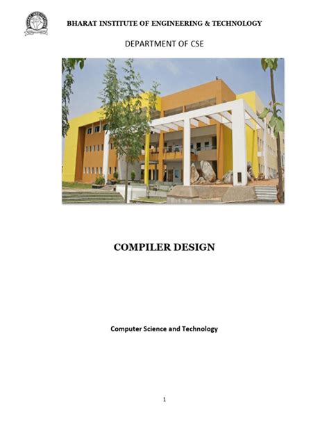 Compiler Design Lab Manual Pdf Parsing Engineering