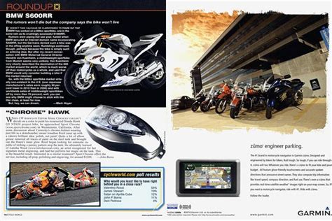 Bmw S600rr Cycle World July 11