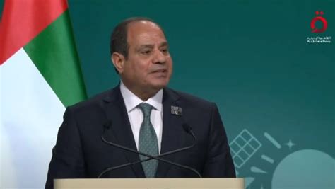 الرئيس السيسي يؤكد التزام مصر بالعمل على مواجهة التحديات المناخية