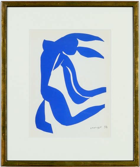 Henri Matisse A Set Of Four Blue Nudes Plate Signed 1961 Ref