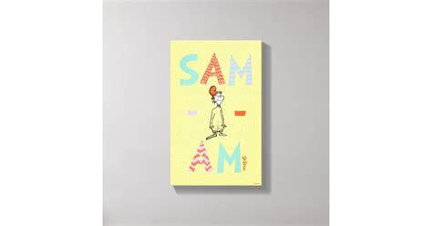 Green Eggs And Ham Sam I Am Canvas Print Zazzle