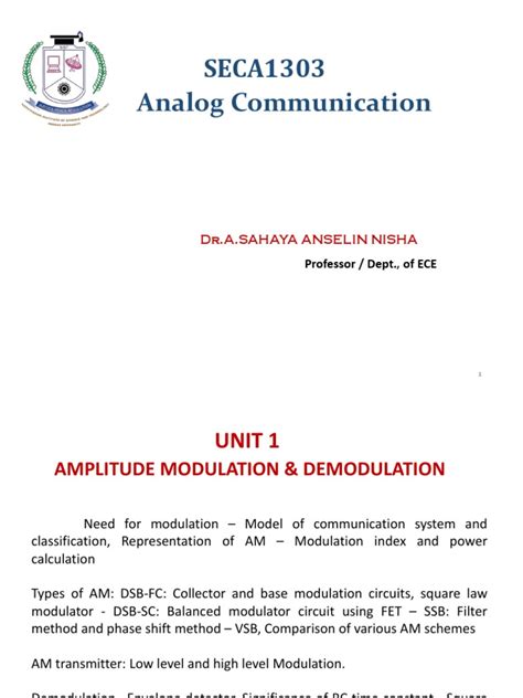 Amplitude Modulation And Demodulation Pdf Modulation Amplifier