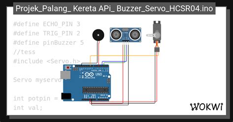 Projekpalang Kereta Api Buzzerservoo Wokwi Esp32 Stm32