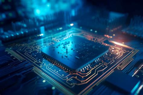 Premium Photo Cpu Advanced Central Processing Unit Concept Network Security Motherboard Chip