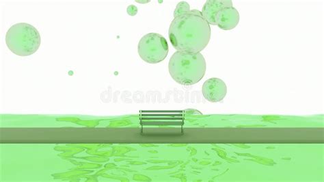 3d Animation With Bench Design 3d Animation Of Space With Bench And