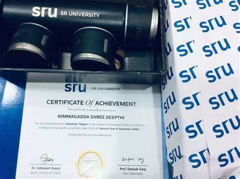 Sruniversity Academicexcellence Gratitude Continuouslearninng Shree Deepthi Nimmagadda