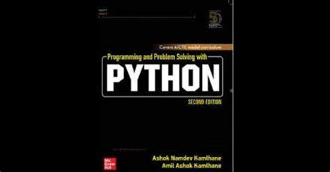 PROGRAMMING AND PROBLEM SOLVING WITH PYTHON 2ND EDITION Padhega India