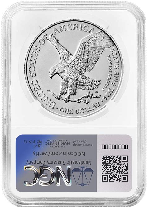 2025 American Silver Eagle Ngc Ms70 Trump Label Lcr Coin