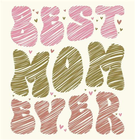 Premium Vector A Poster For Best Mom Ever