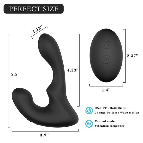 Ergonomics Anal Vibrator Prostate Massageranal Butt Plug With