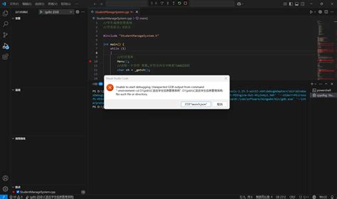 Unable To Start Debugging Unexpected Gdb Output From Command