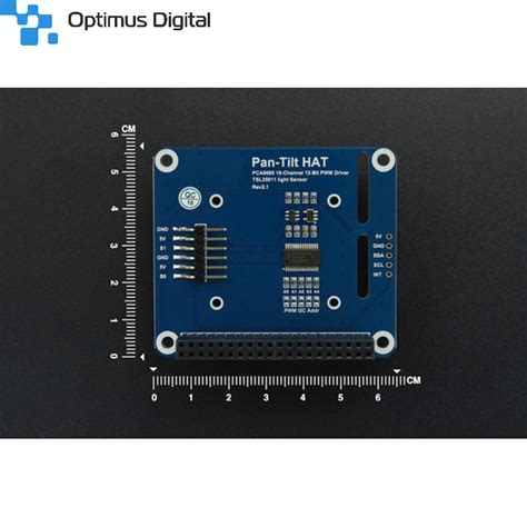 Pan Tilt Hat For Raspberry Pi And Jetson Nano Optimus Digital