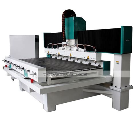 Heads 8 Spindle 8 Rotary Axis Cnc Router Machine