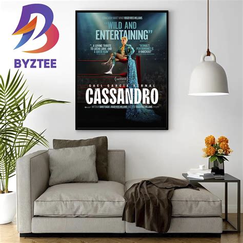 Official Poster For Cassandro Movie Wall Decor Poster Canvas Byztee