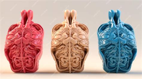 Premium Ai Image 3d Illustration Mockup Of The Human Organ System Anatomy Nervous Circulatory