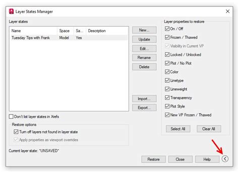 Save Your Settings With Layer States Tuesday Tips With Frank Autocad Blog Autodesk