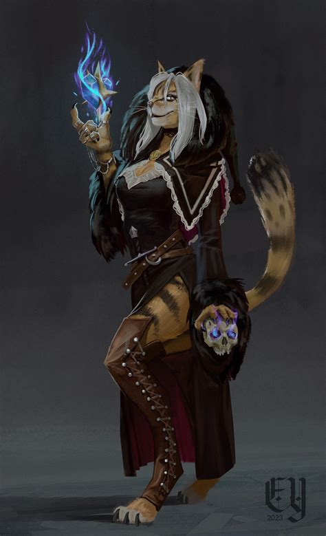 Tabaxi Necromancer Art Rdnd