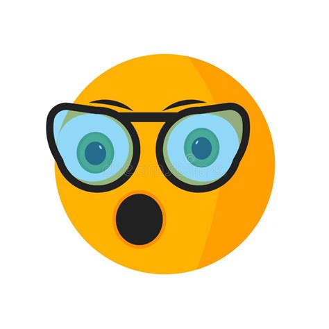 Nerd Icon Vector Isolated On White Background Nerd Sign Linear And Stroke Elements In Outline