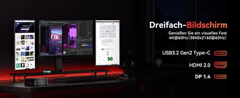 Nipogi E3b Mini Pc Аmd Ryzen 5 7430u 32gb Ddr4 512gb M 2 Ssd Mini Desktop Computer With W11 Pro