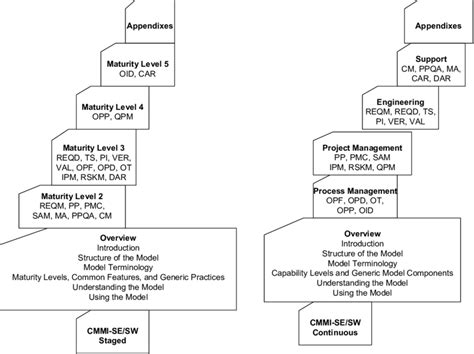 The Two Representations Of The Cmmi Model Download Scientific Diagram