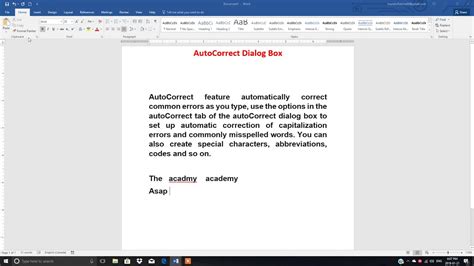 Microsoft Word Autocorrect Dialog Box In Urdu Hindi Saima Academy Youtube