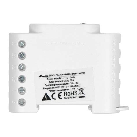Shelly EM Phase Energy Meter Botland Robotic Shop