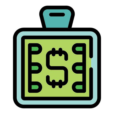 Electronic Microchip Showing Dollar Sign Representing Fintech Innovation 51772538 Vector Art At