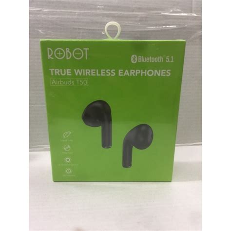 Jual Headset Handsfree Bluetooth Robot Airbud T50 Original Shopee Indonesia