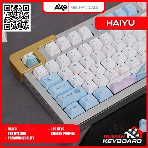 KEYCAP KEYCAPS CHERRY HAIYU PBT DYE SUB Rumah Keyboard