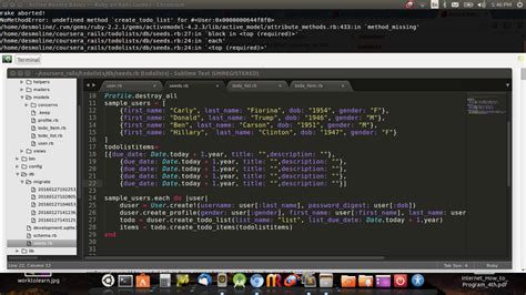 Issue With Loading Rails Seed Data Stack Overflow