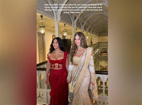 Kim Khloe Kardashian Arrive In India For Million Wedding Photos