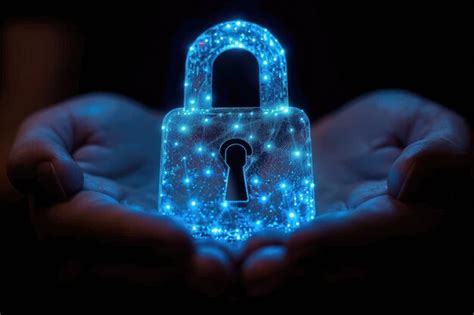 Premium Ai Image Cybersecurity Digital Padlock Ensures Secure Login With Verified Identity