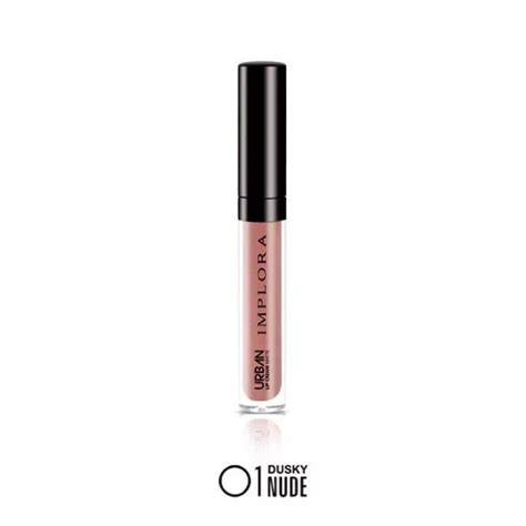Implora Urban Lip Cream Matte 01 Dusky Nude Lip Cream Implora Original Bpom Lazada Indonesia